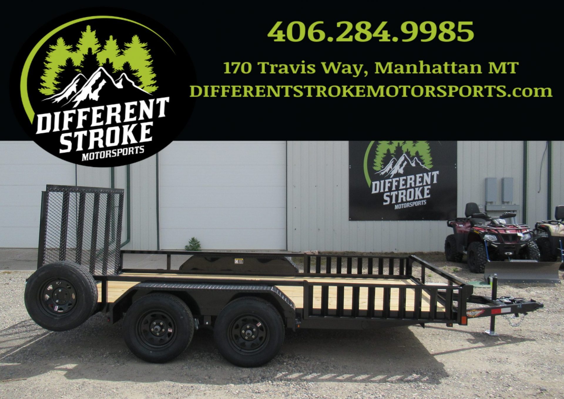 *New* 2025 H&H 82"x14' Tandem ATV 7K *$106/Month OAC $0 Down ...